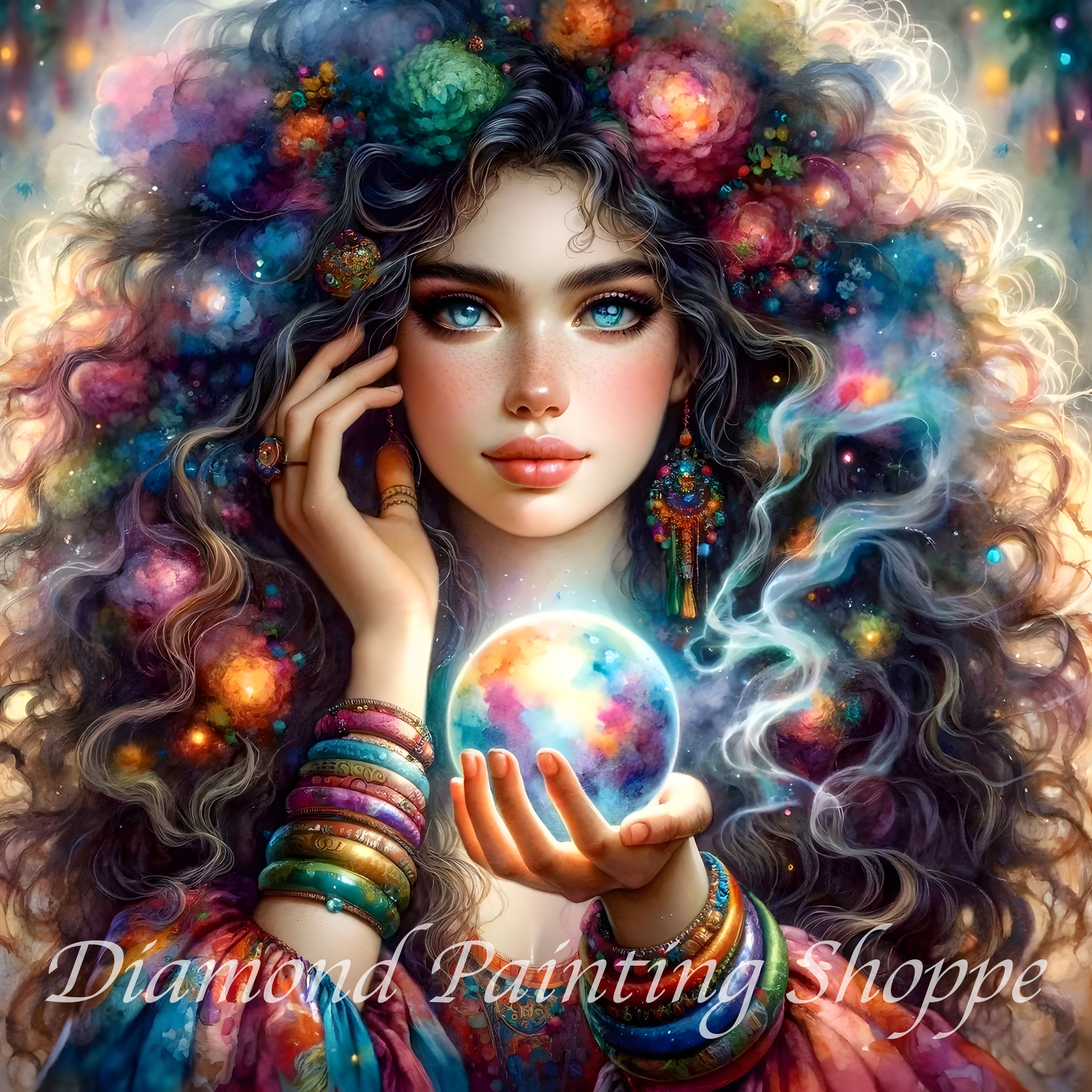 Oracle of the Cosmos (MTO) - By: Finira - Diamond Painting Shoppe