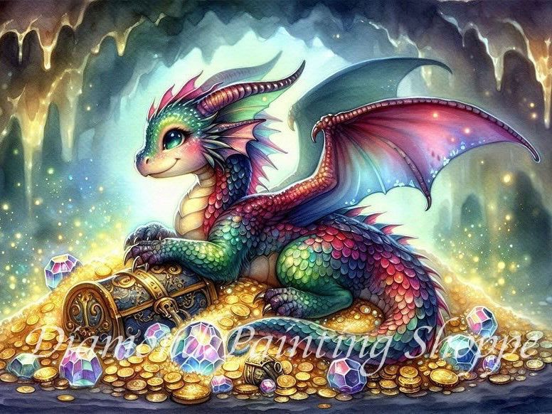 Beautiful Treasure Keeper - By: Finira - Diamond Painting Shoppe