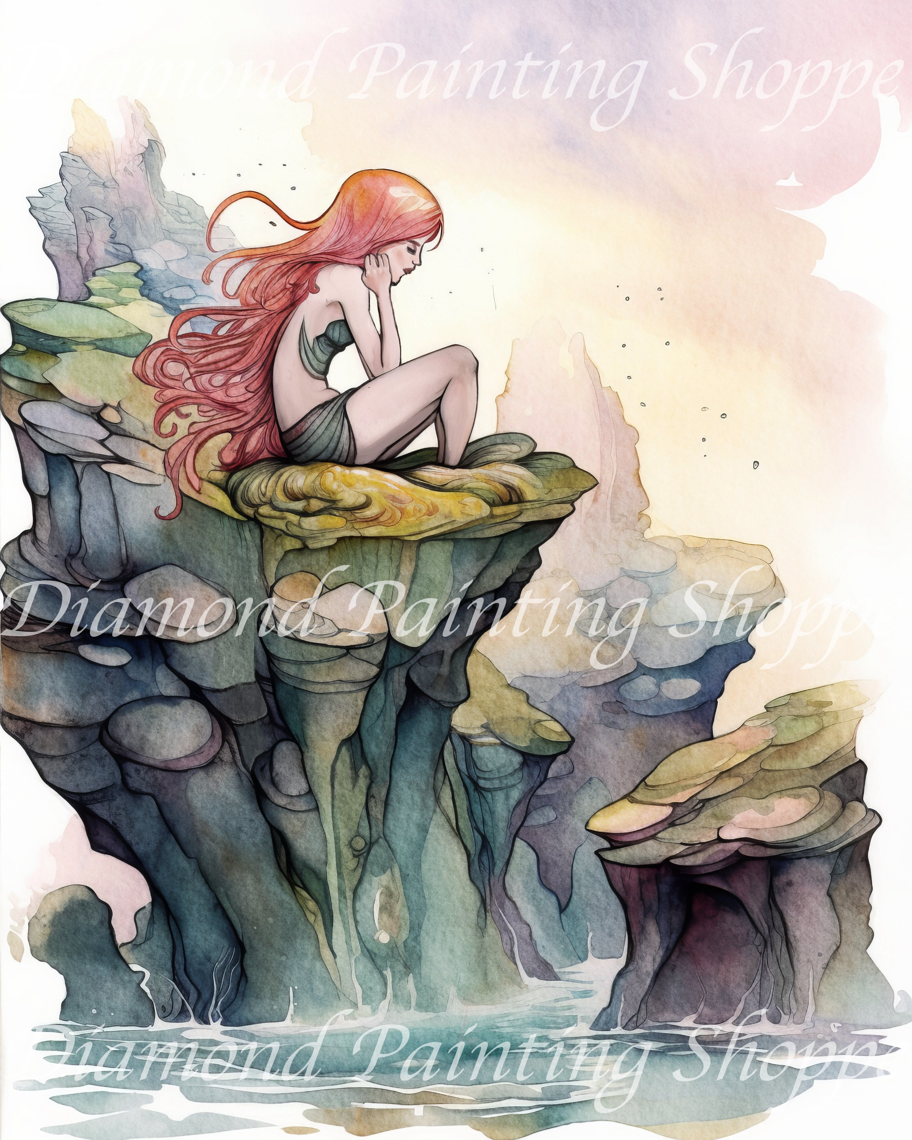 Island Reverie | Diamond Painting Shoppe | By: Hannah @ IterationsCrafts